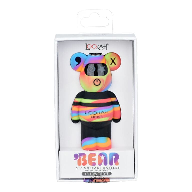 Lookah Tie Dye Bear Variable Voltage 510 Battery | 500mAh | BluntPark.com